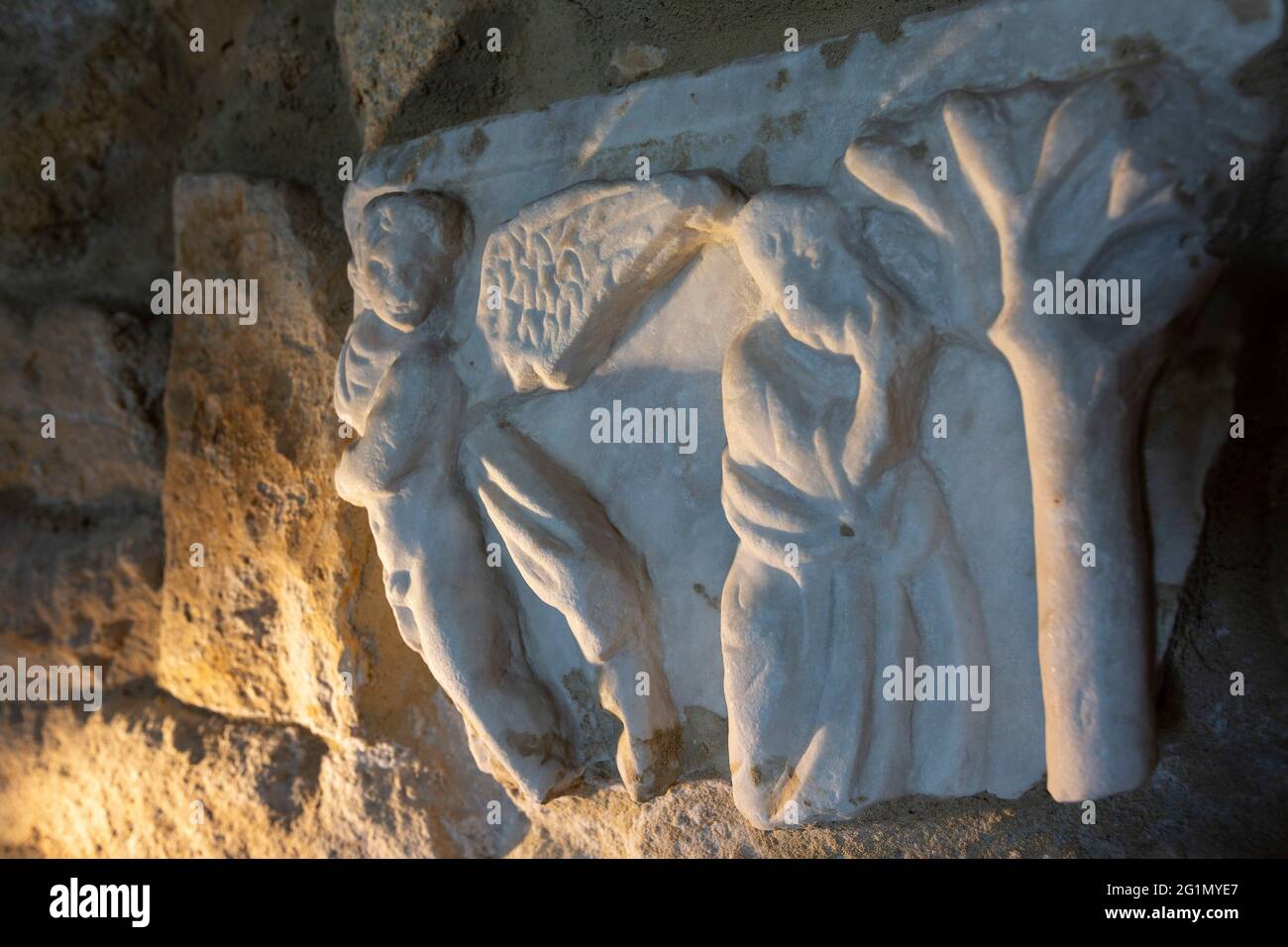 France, Vaucluse, Venasque, labeled Les Plus Beaux Villages de France ...
