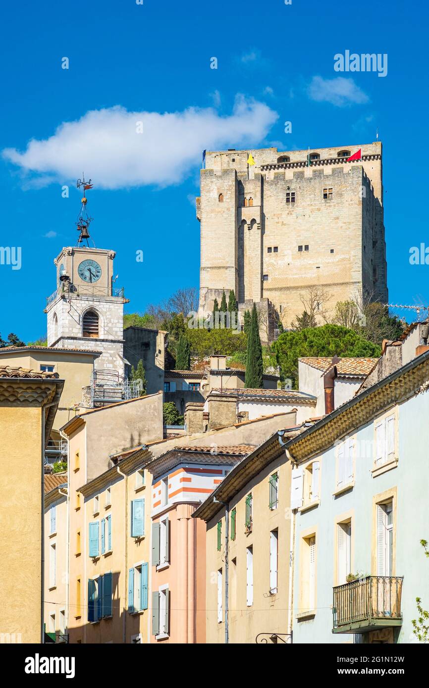 France, Drome, Crest, city of Drome Proven ale dominated by the Crest ...