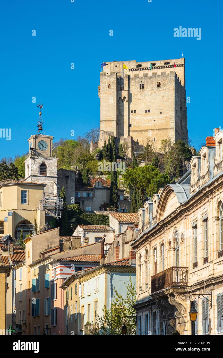France, Drome, Crest, city of Drome Proven ale dominated by the Crest ...