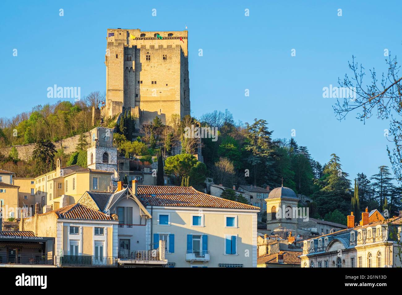 France, Drome, Crest, city of Drome Proven ale dominated by the Crest ...