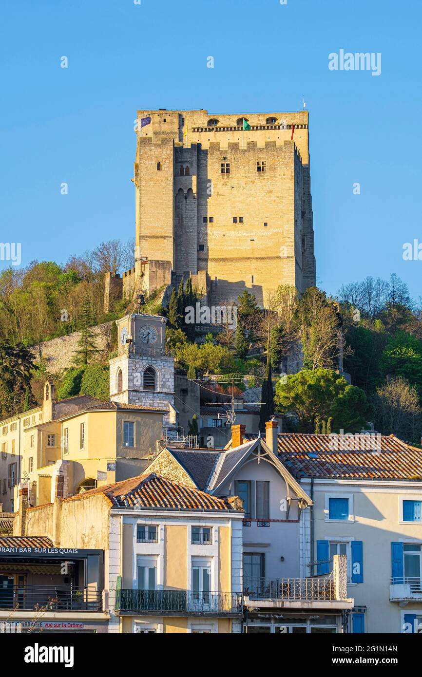 France, Drome, Crest, city of Drome Proven ale dominated by the Crest ...
