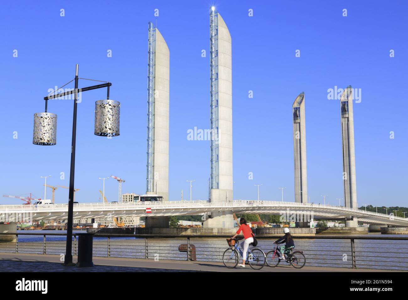 France, Gironde, Bordeaux, view from the Quai de Bacalan on the Jacques ...