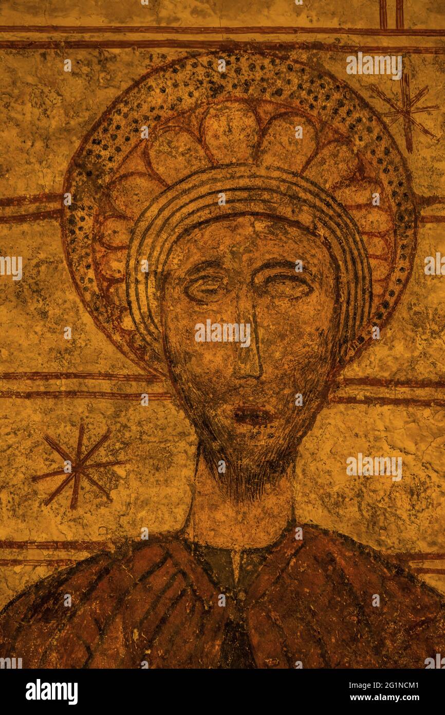 Spain, Leon, Ria o, Our Lady of the rosary hermitage, saved from waters ...