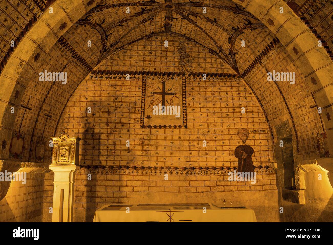 Spain, Leon, Ria o, Our Lady of the rosary hermitage, saved from waters ...