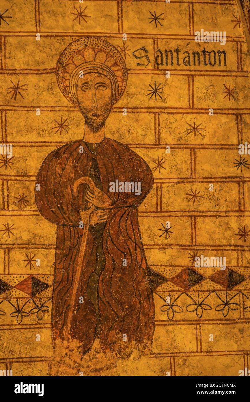 Spain, Leon, Ria o, Our Lady of the rosary hermitage, saved from waters ...