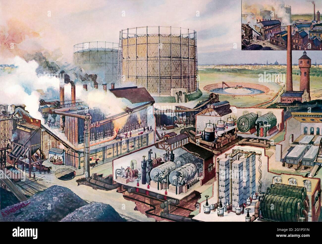 19th century industrial town hi-res stock photography and images - Alamy