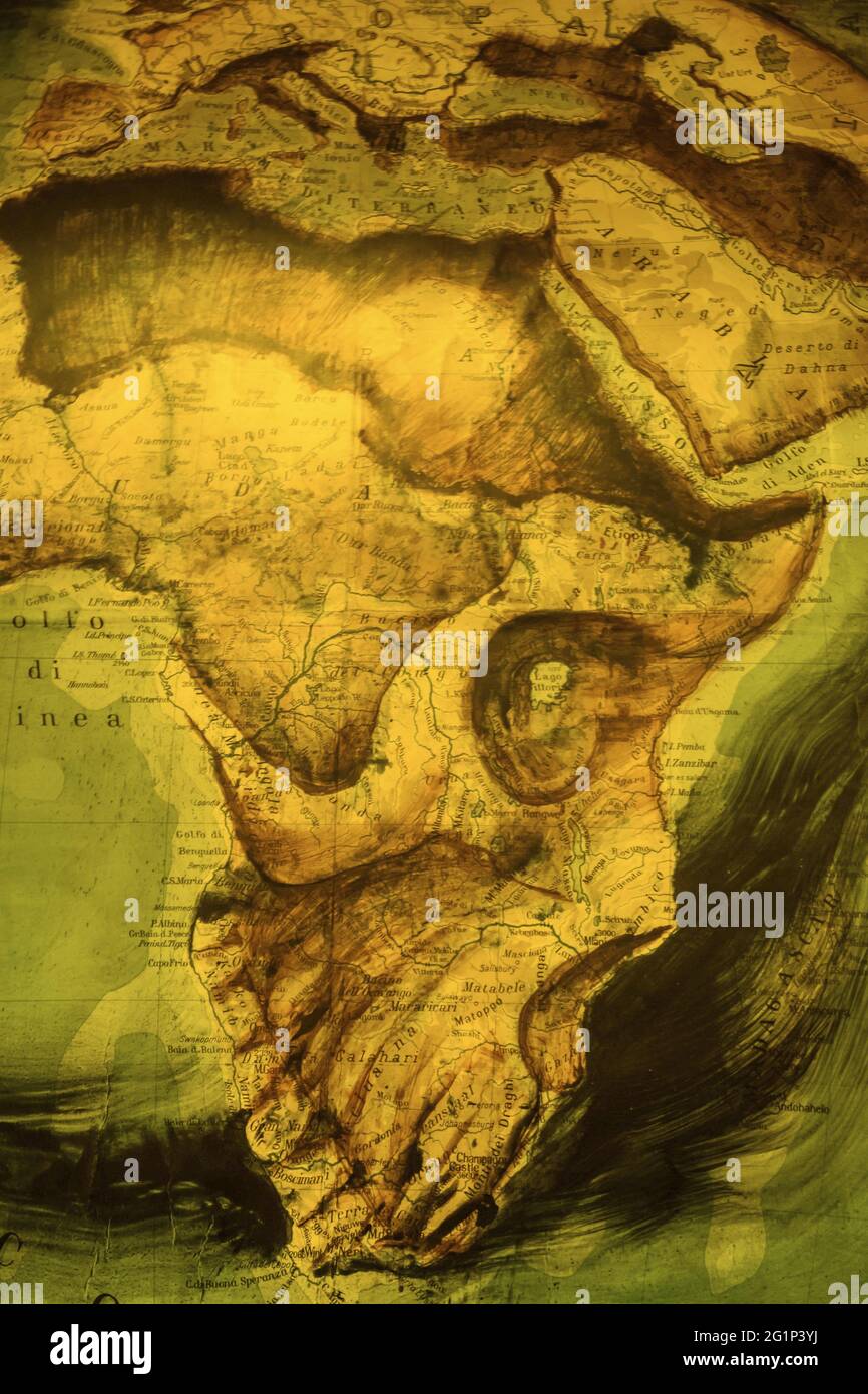 Spain, Cantabria, Sentillana del Mar, ornated prehistoric cave of ...