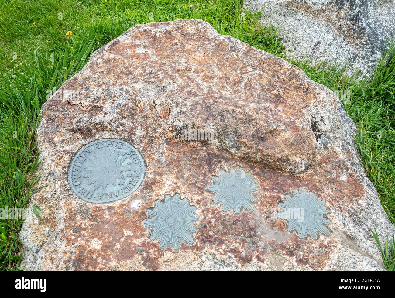 Stones in Diaspora Gardens in Heartlands, Robinson's Shaft, Pool ...