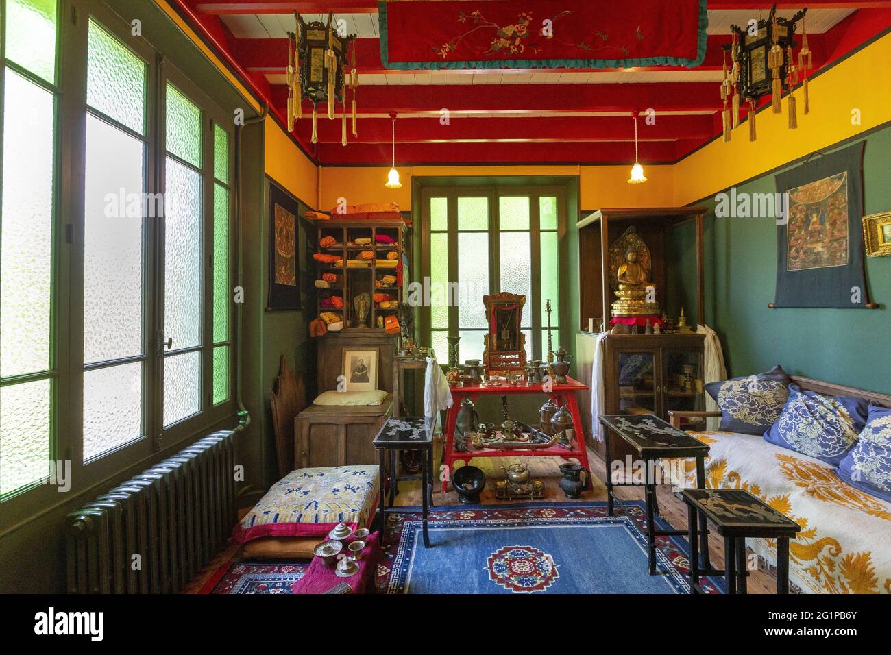 France, Alpes de Haute Provence, town of Digne les Bains, Alexandra ...