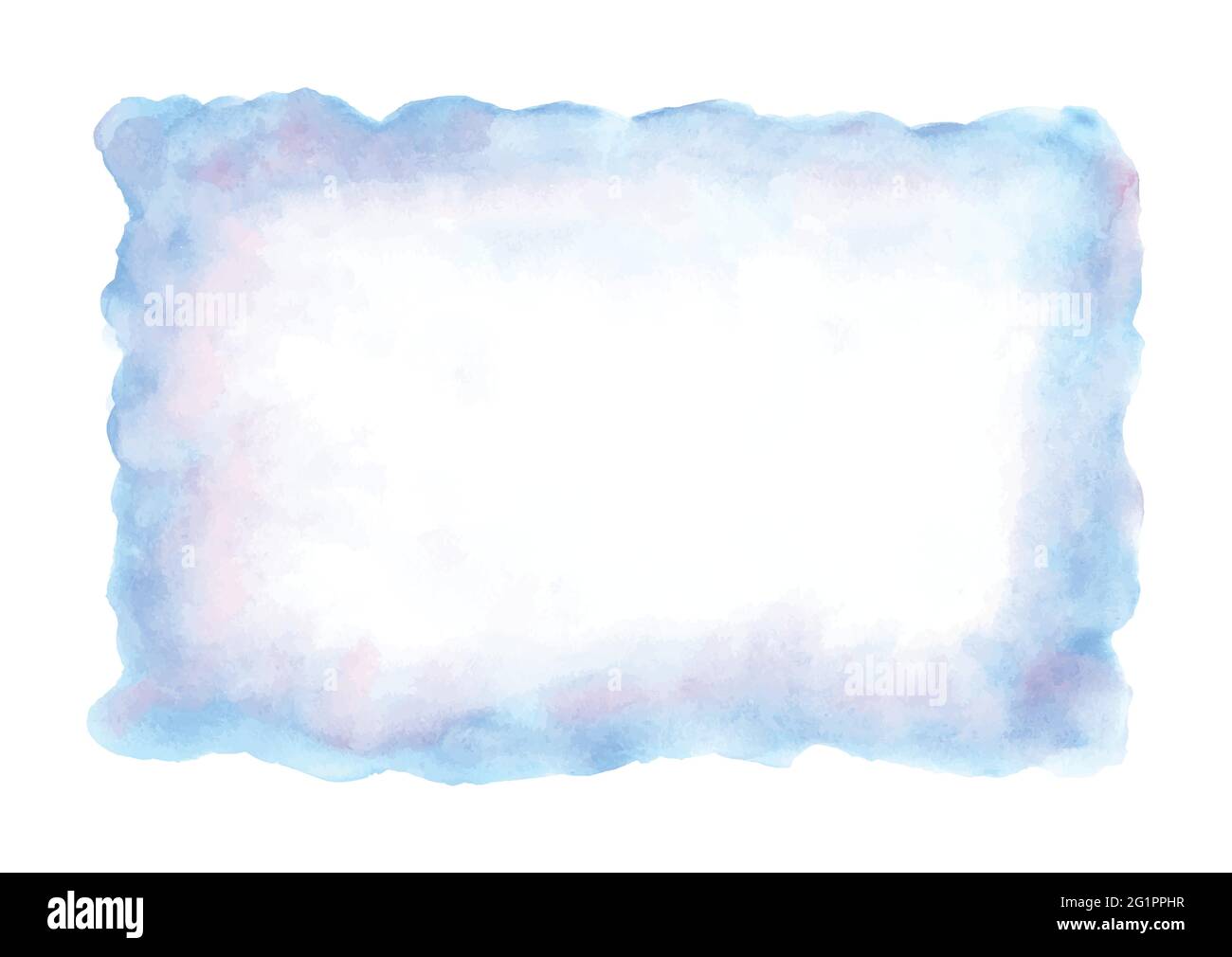Bright pink-blue watercolor background. Abstract stain watercolor hand ...