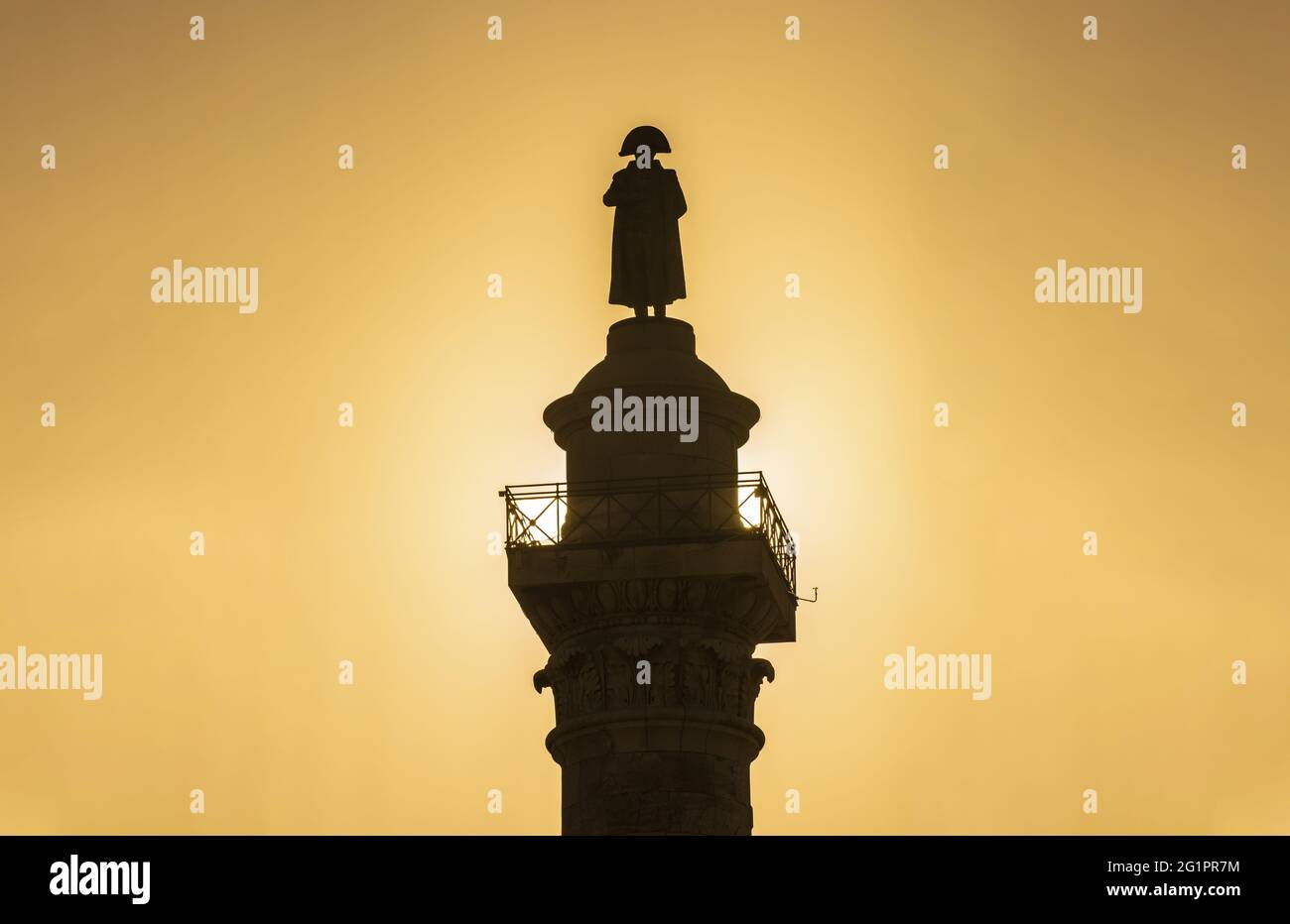 France, Pas de Calais, Wimille, Column of the Grand Army, erected in ...
