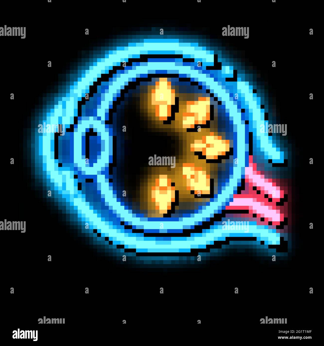 Eyeball Disorder neon glow icon illustration Stock Vector Image & Art ...