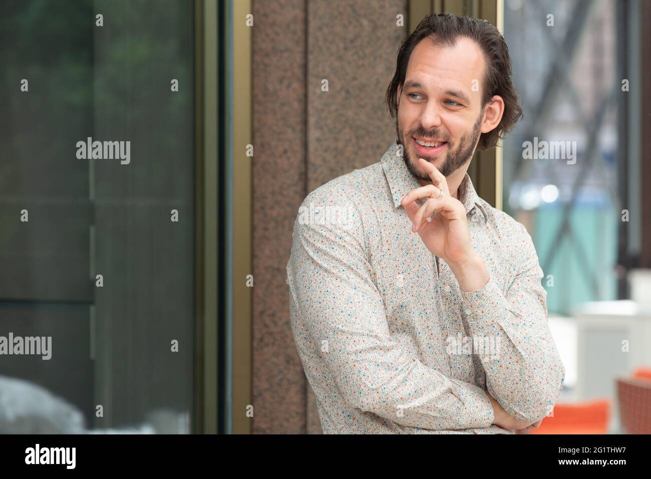 Italian actor Marco Bonadei during photocall in Rome at hotel Le ...