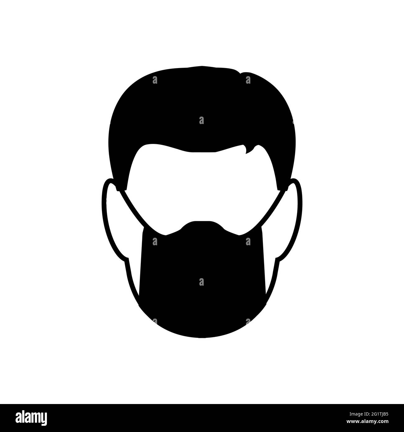 Face mask icon vector. Isolated flat face mask symbol Stock Vector ...