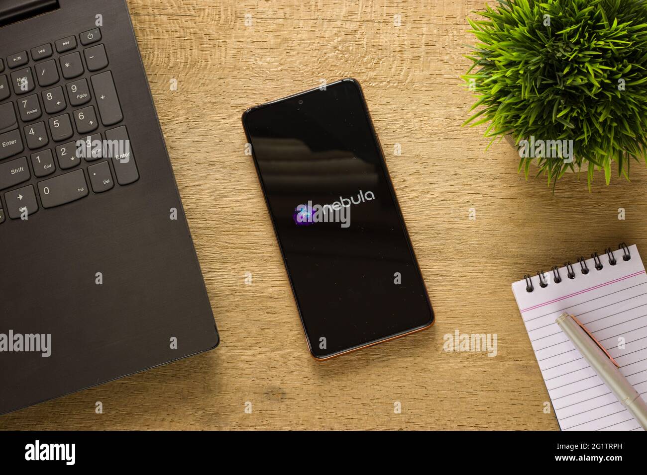 Nebula logo hi-res stock photography and images - Alamy