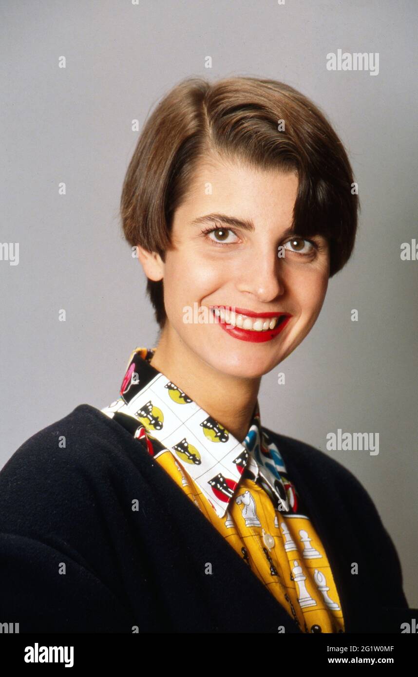Annette Hörmann, deutsche Schauspielerin, Deutschland 1989 Stock Photo ...