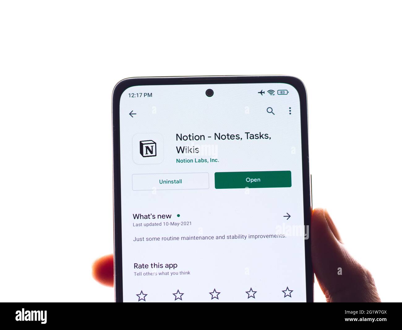 Notion notes app hi-res stock photography and images - Alamy