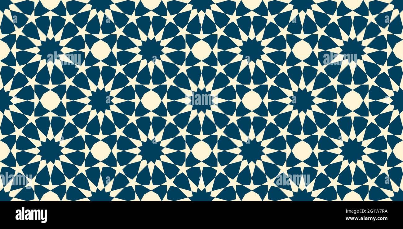 Geometric Islamic Seamless Pattern for decoration greeting card or ...
