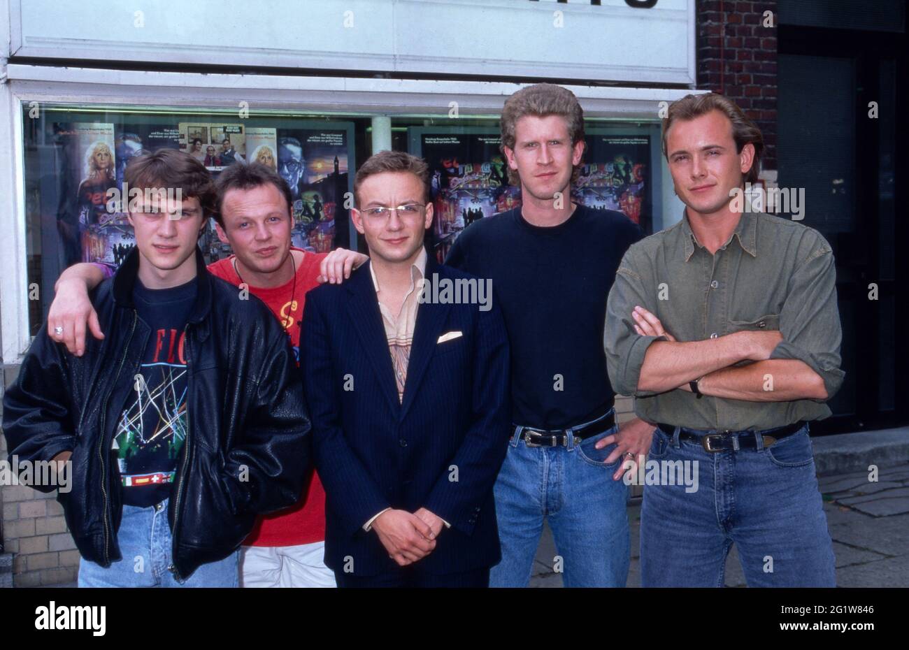 Tony Forsyth, Mark Forrest, Wigald Boning, Paul Codman und James Hicks ...