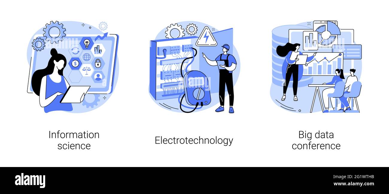 Scientific research abstract concept vector illustrations Stock Vector ...