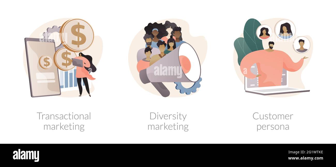 Marketing strategies abstract concept vector illustrations Stock Vector ...