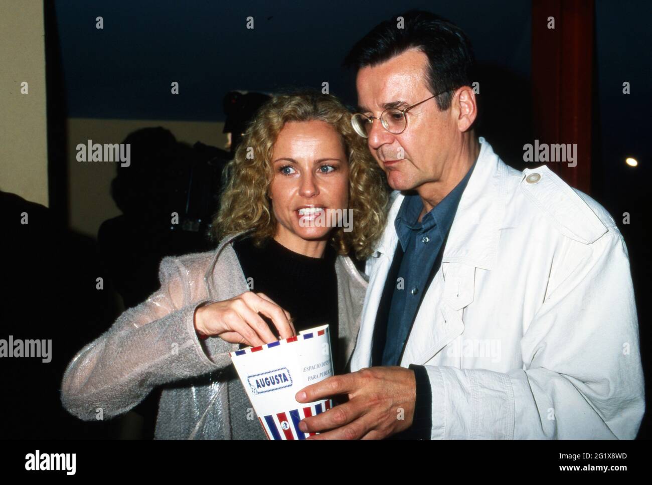 Katja Burkard und Freund Hans Mahr bei der Premiere des Films "I Love ...