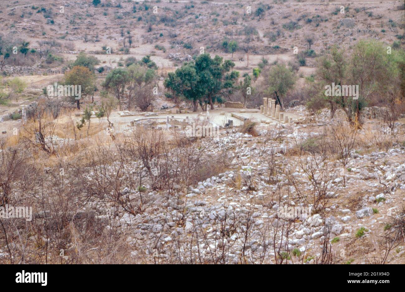 Kaunos - ruins of ancient town In Anatolia, Turkey. Probably the ...