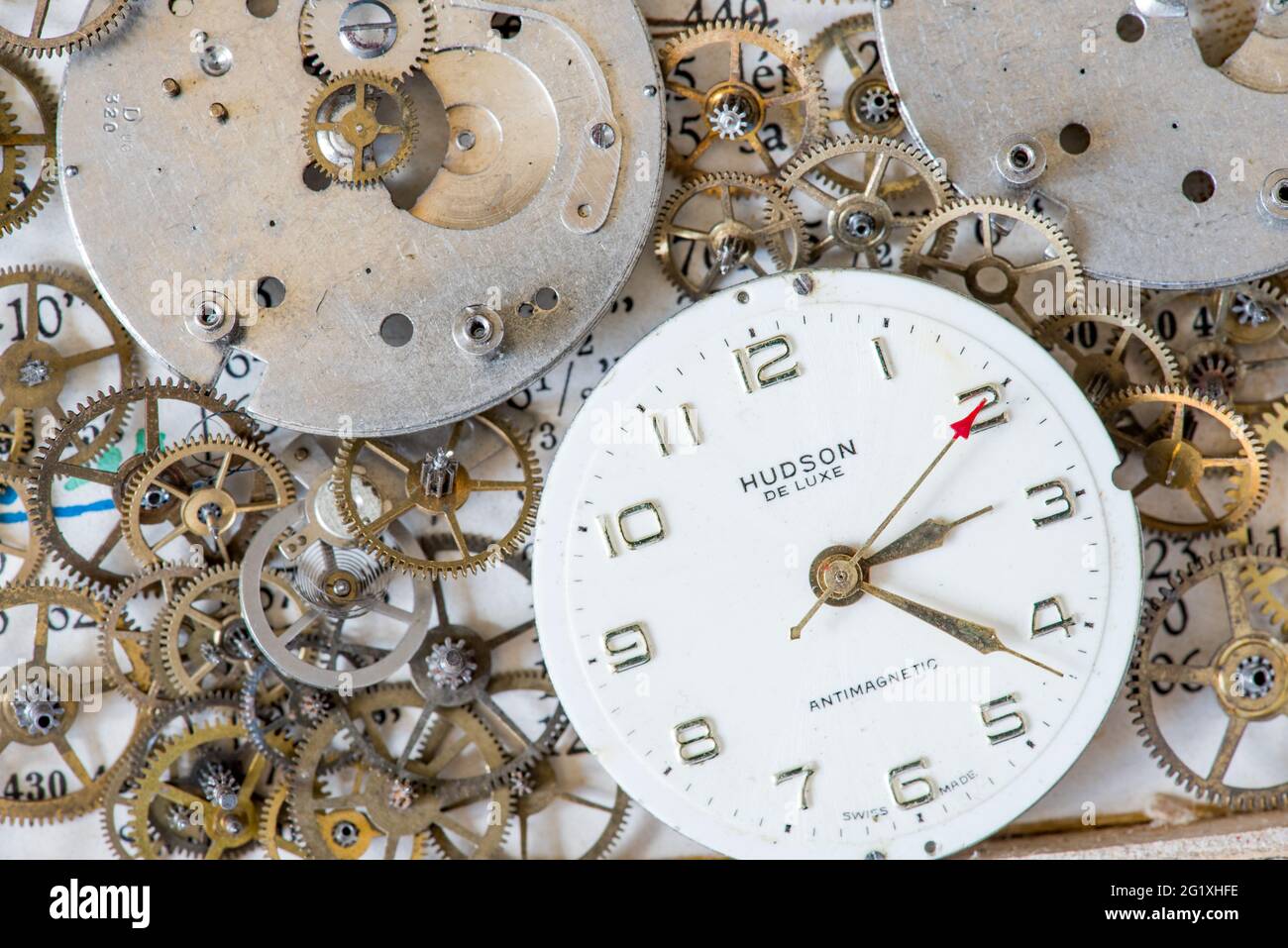 Watch parts hi-res stock photography and images - Alamy