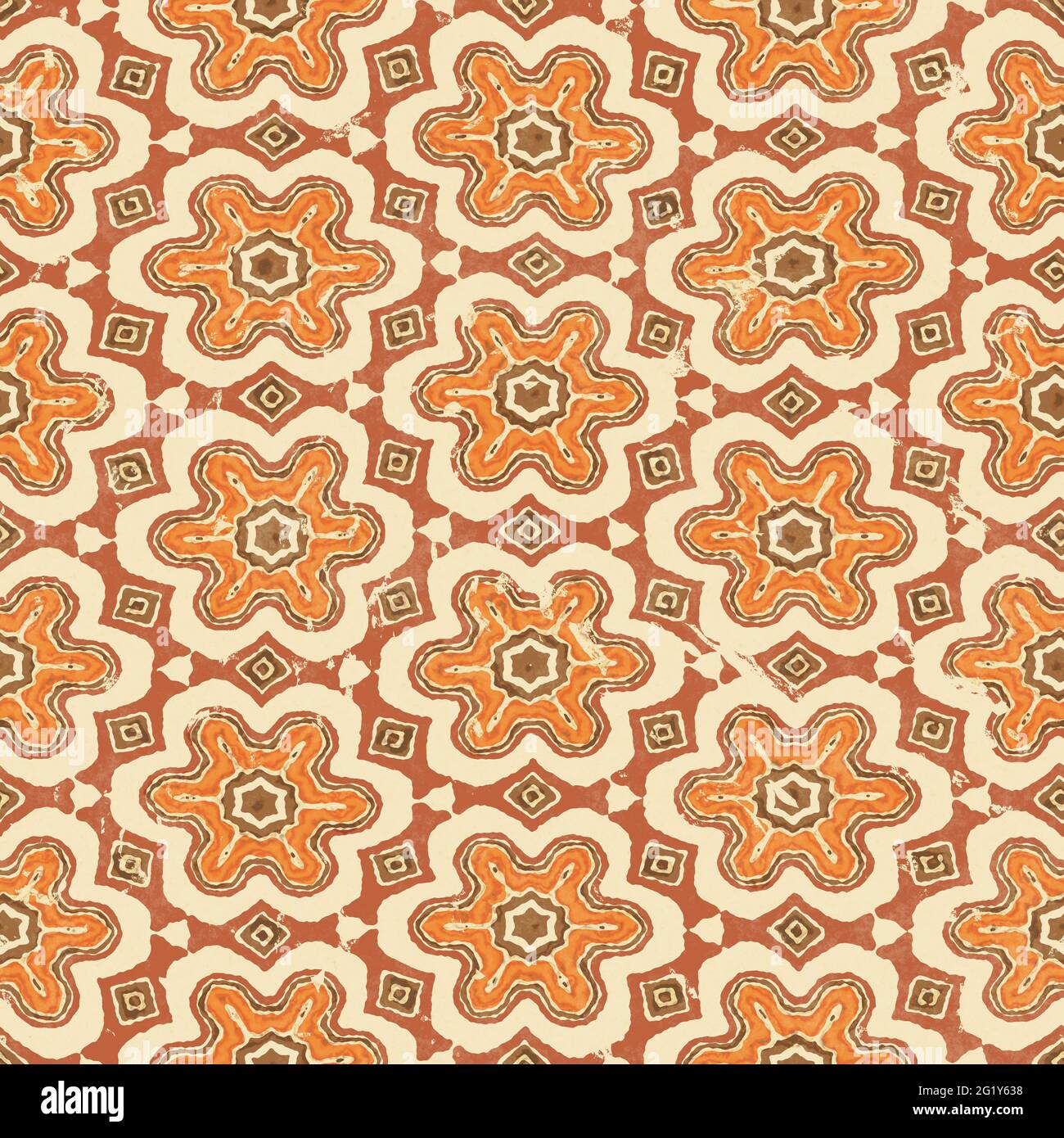 Abstract seamless background of colorful floral pattern. Artistic messy ...