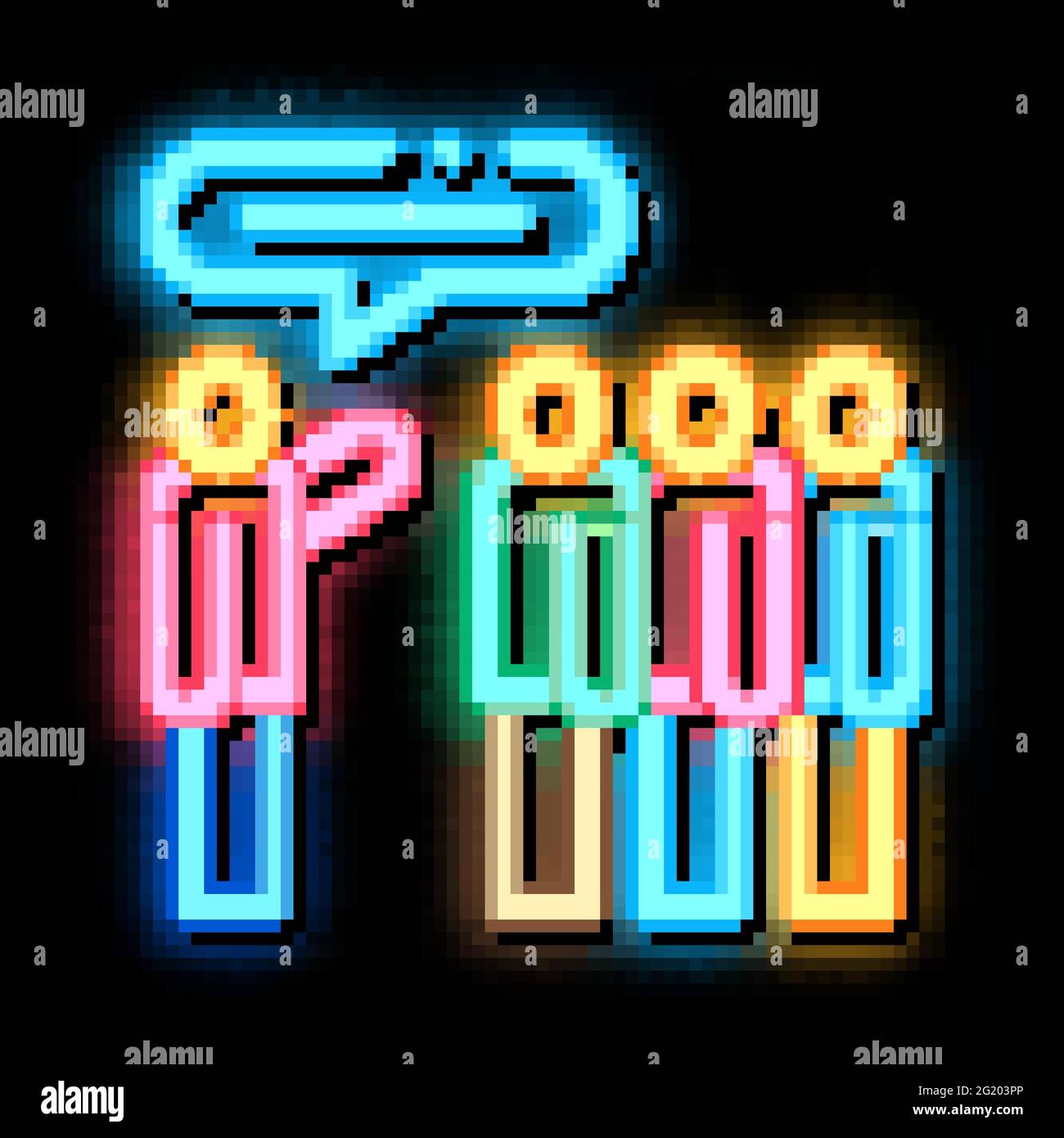 Tourists Group with Guide Icon Vector Illustration Stock Vector Image ...