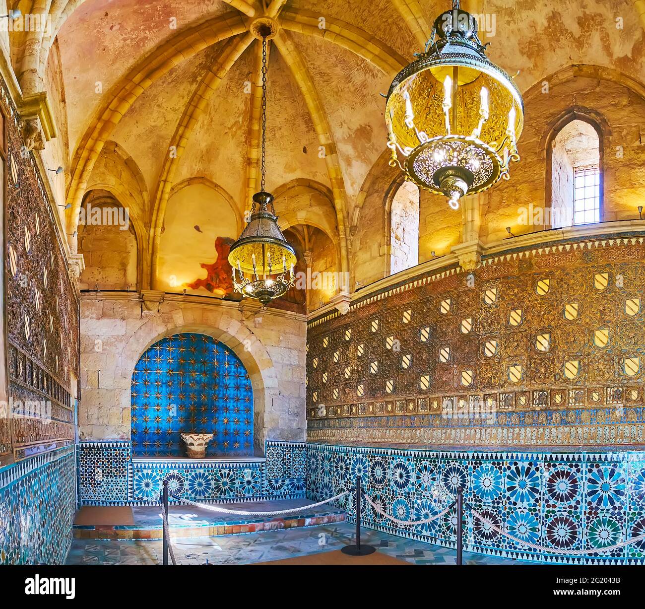 CORDOBA, SPAIN - SEPTEMBER 30, 2019: The medieval San Bartolome ...