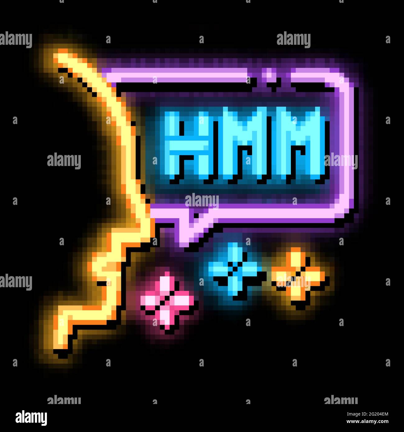 Concentration glowing neon sign hi-res stock photography and images - Alamy