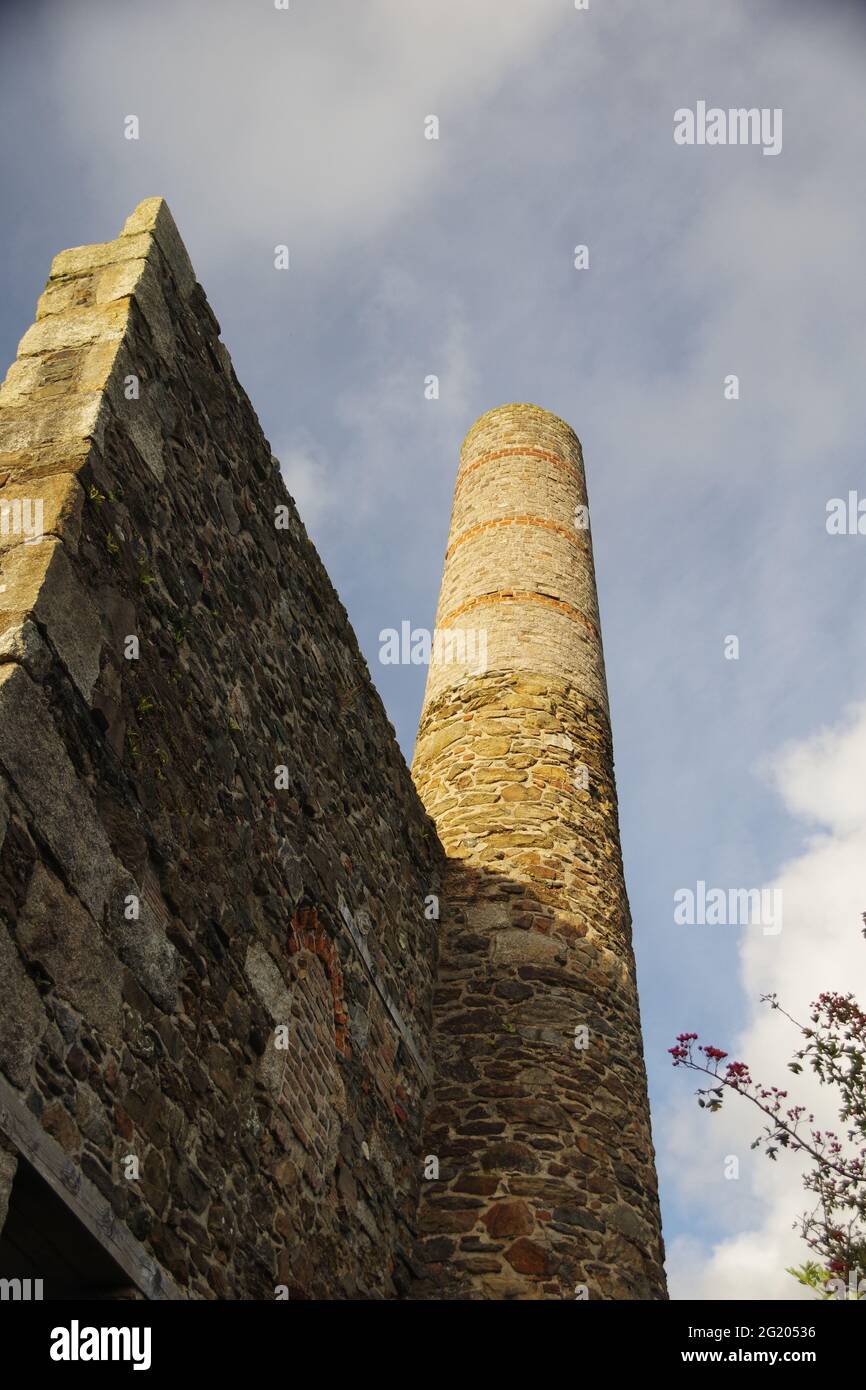 Wheal Peevor, Cornish Mine, Engine Pumping House. Industrial Heritage ...