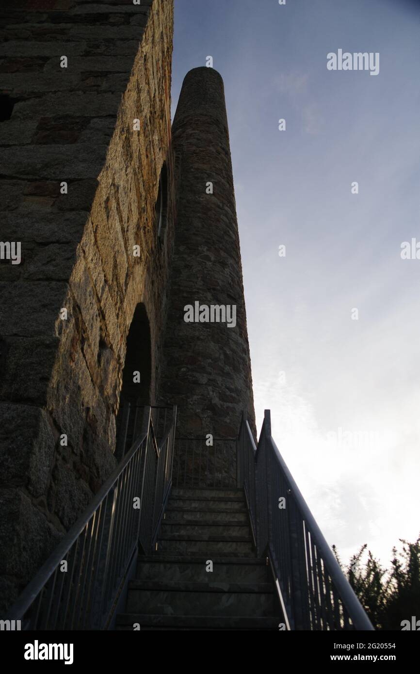 Wheal Peevor, Cornish Mine, Engine Pumping House. Industrial Heritage ...