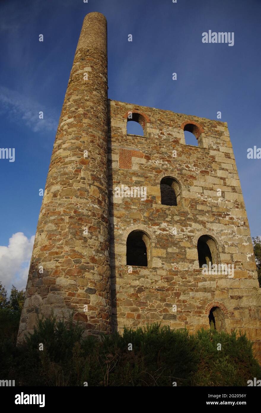 Wheal Peevor, Cornish Mine, Engine Pumping House. Industrial Heritage ...