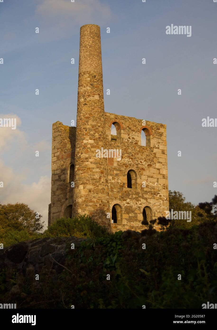 Wheal Peevor, Cornish Mine, Engine Pumping House. Industrial Heritage ...