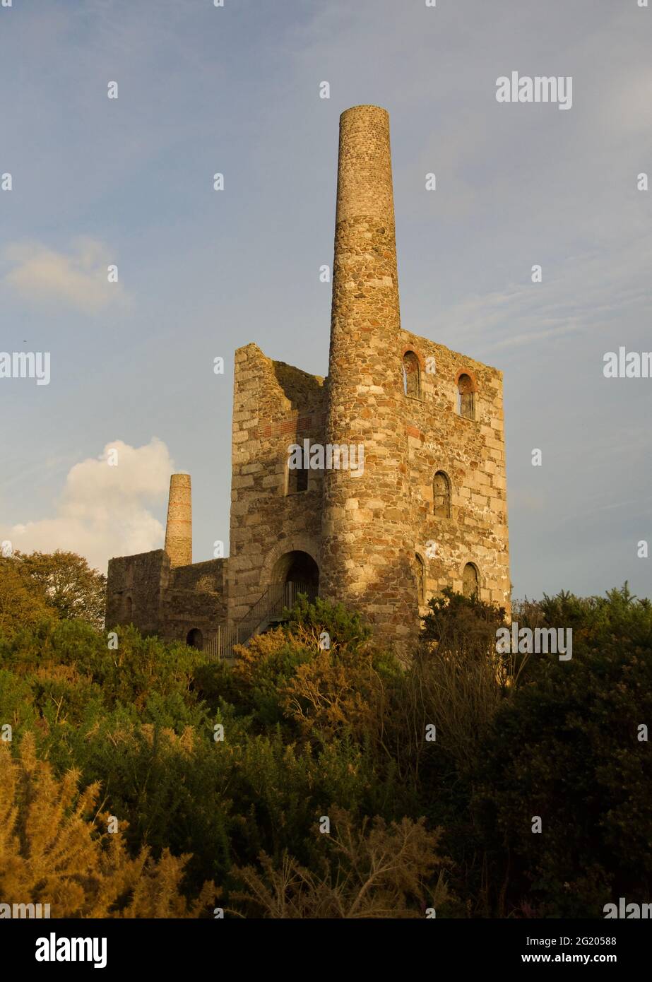 Wheal Peevor, Cornish Mine, Engine Pumping House. Industrial Heritage ...