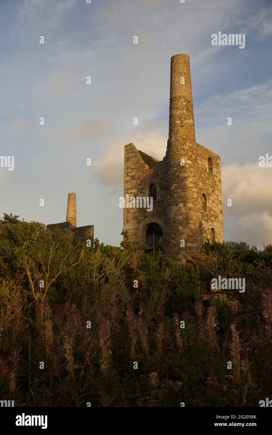 Wheal Peevor, Cornish Mine, Engine Pumping House. Industrial Heritage ...