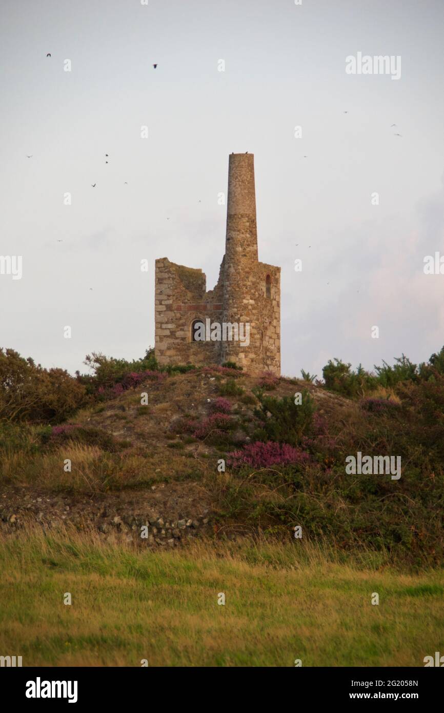 Wheal Peevor, Cornish Mine, Engine Pumping House. Industrial Heritage ...