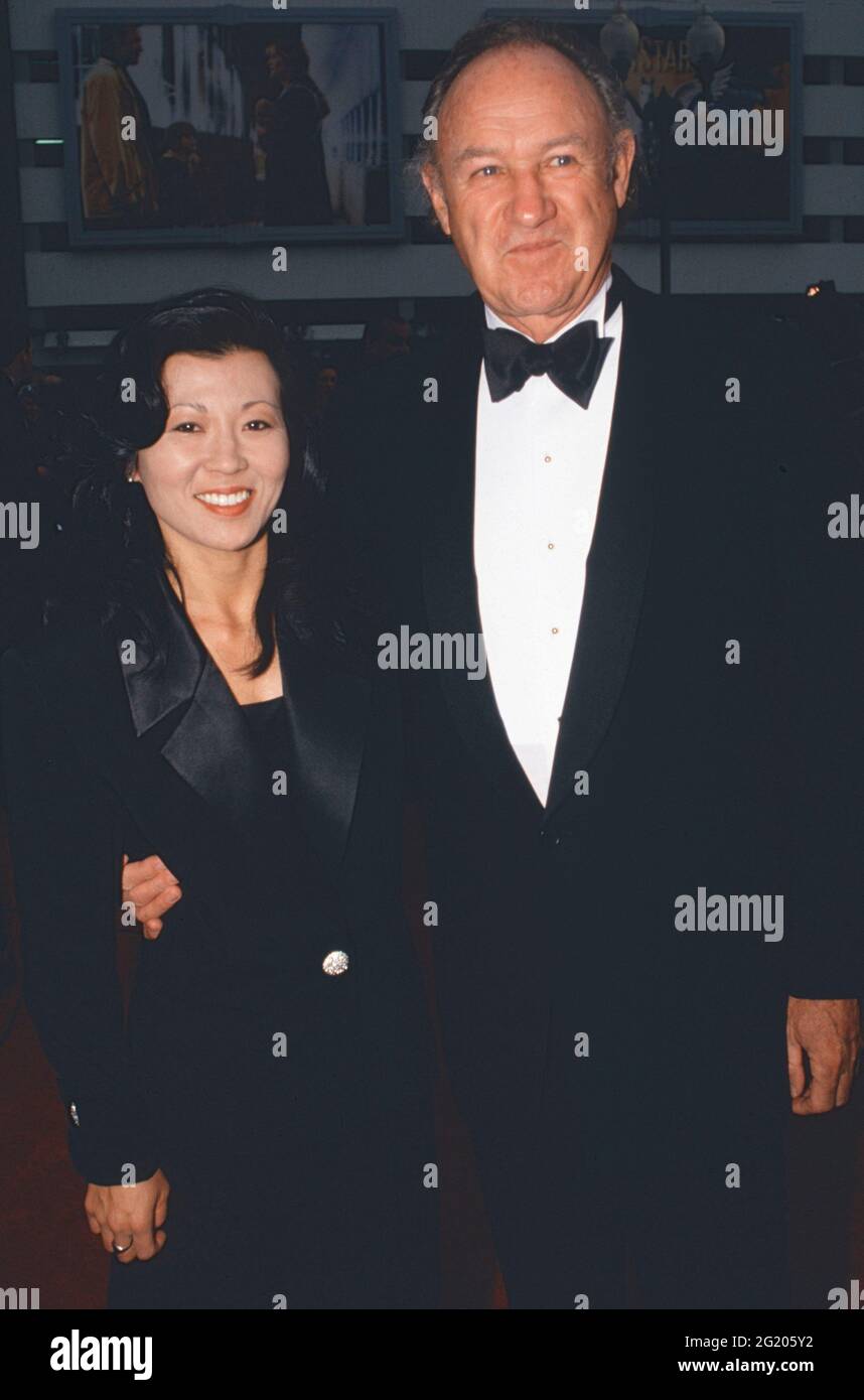 Los Angeles.CA.USA. LIBRARY. Gene Hackman and Betsy Arakawa in March ...