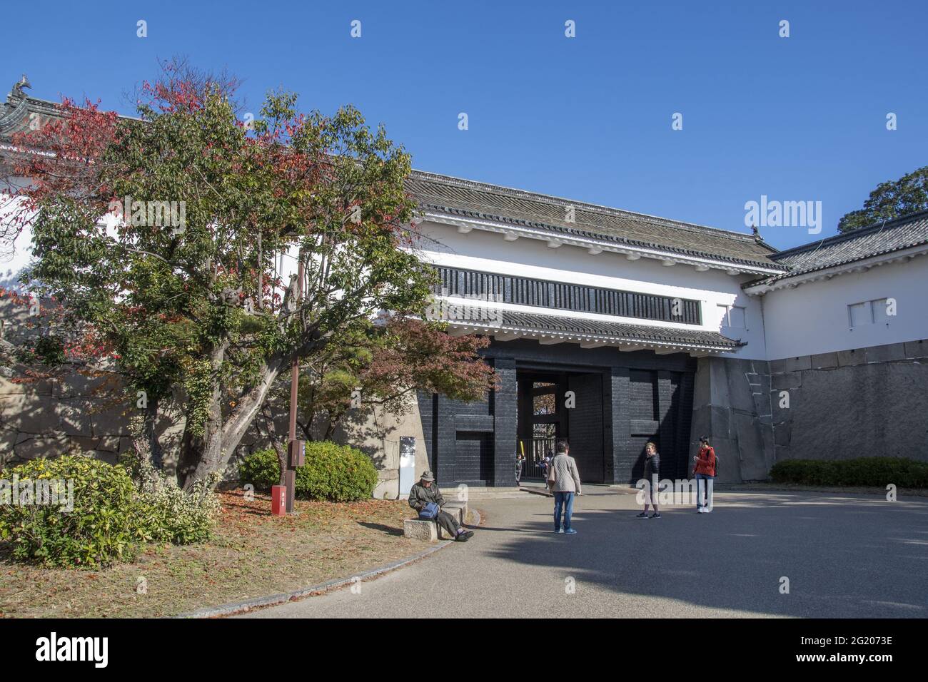 OSAKA, JAPAN - Dec 05, 2019: Osaka, Japan- 01 Dec, 2019: The ornate ...