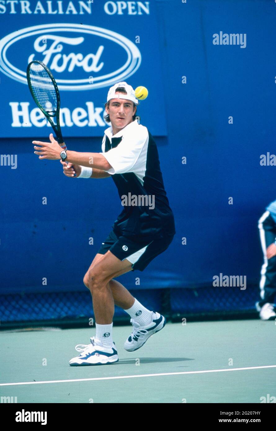 Spanish tennis player Tommy Robredo, Australian Open 2000s Stock Photo ...