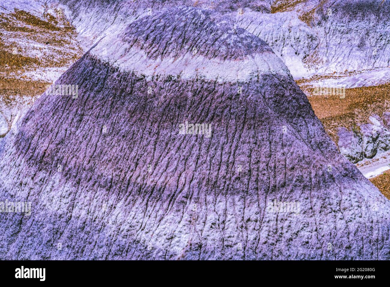 Purple Mountain Valley Blue Mesa Painted Desert Petrified Forest ...