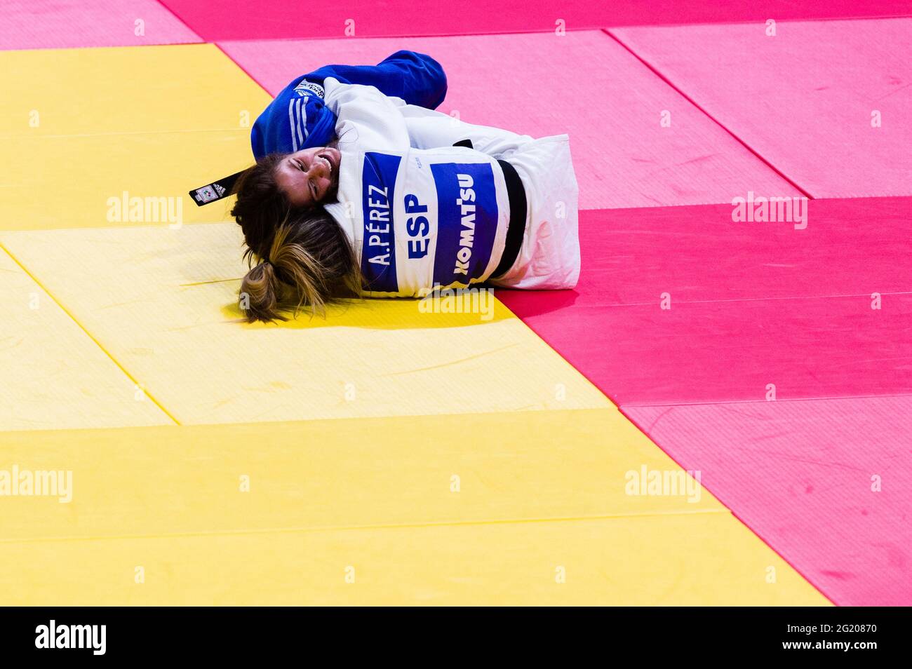 BUDAPEST, HUNGARY - JUNE 7: Anna Box Perez of the Spanish Judo ...