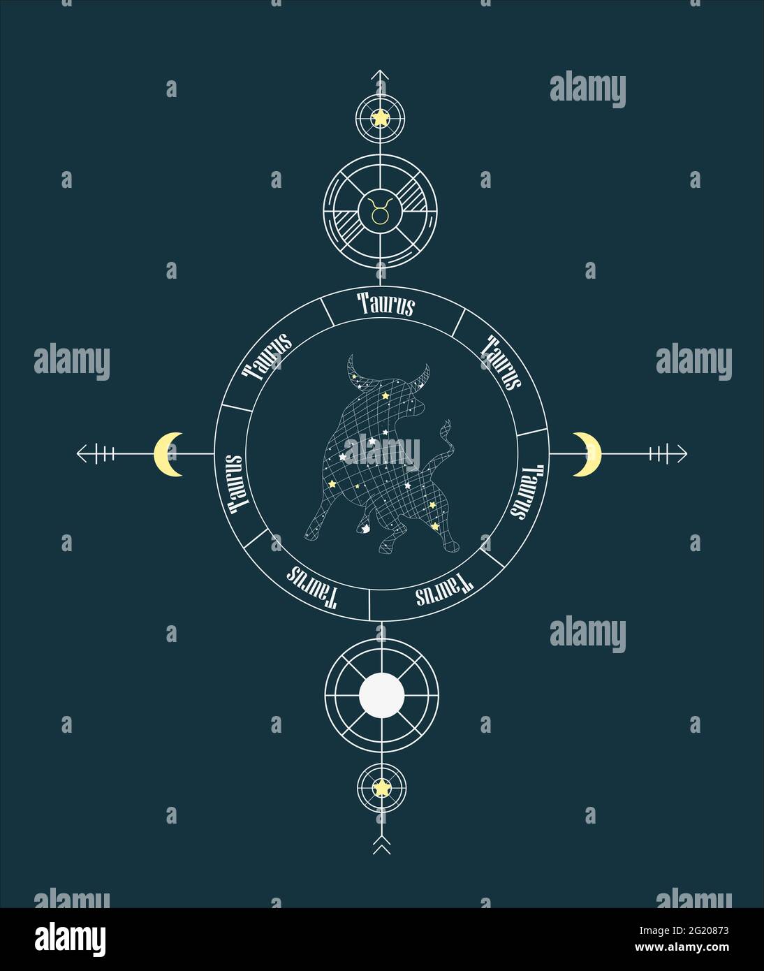 Zodiac signs vector vectors hi-res stock photography and images - Alamy