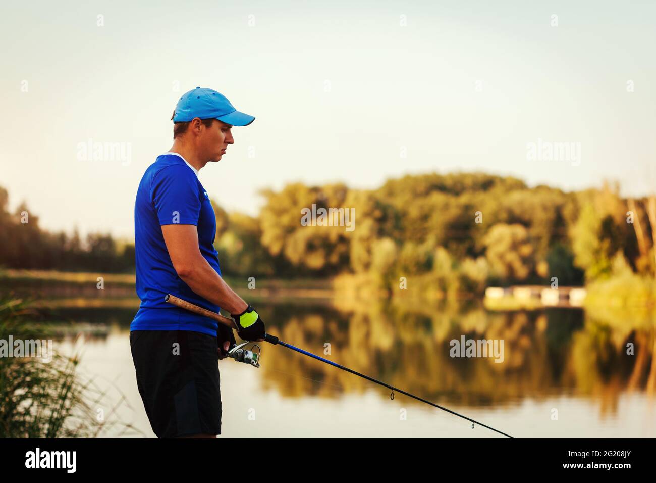 Fishing rod rod sad hi-res stock photography and images - Alamy