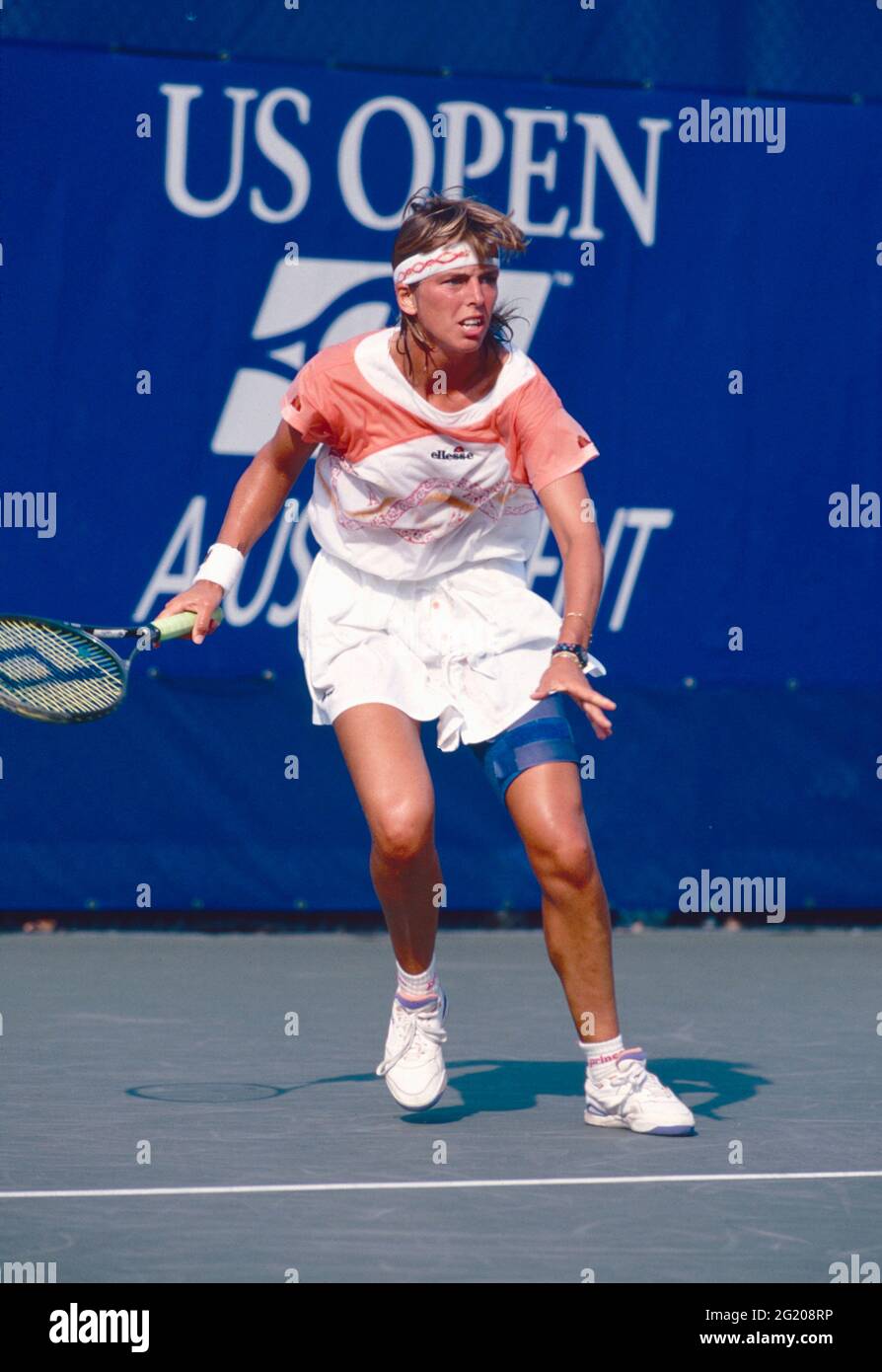 Dutch tennis player Nicole Jagerman, US Open 1993 Stock Photo - Alamy