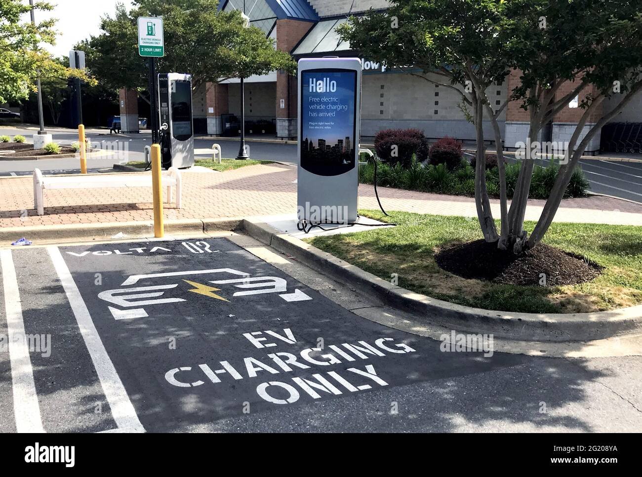 Volta ev charging station hi-res stock photography and images - Alamy