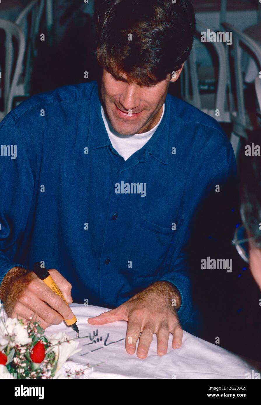 American tennis player Tim Mayotte, 1982 Stock Photo - Alamy