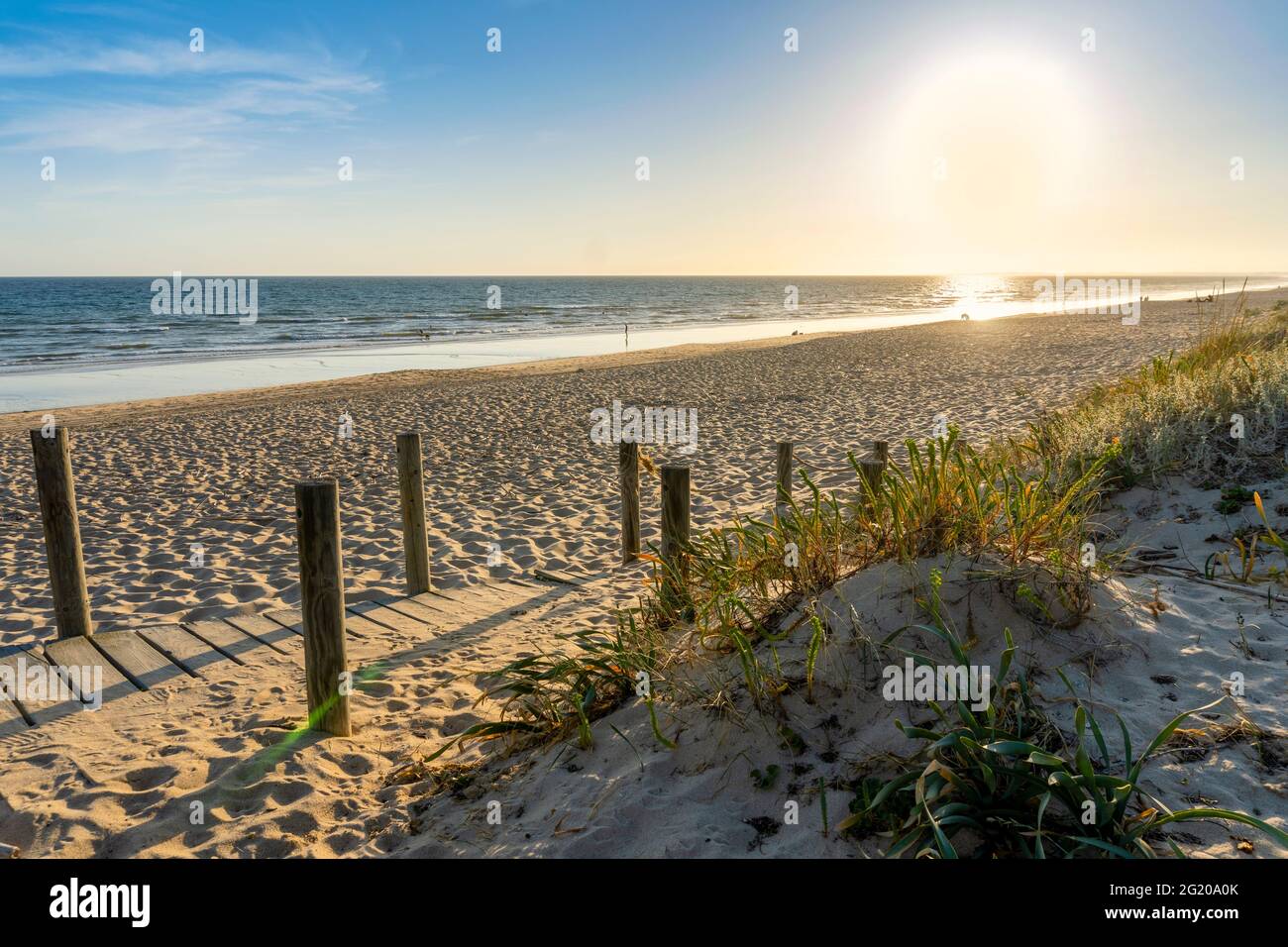 Beautiful sunset portugal beach hi-res stock photography and images - Alamy